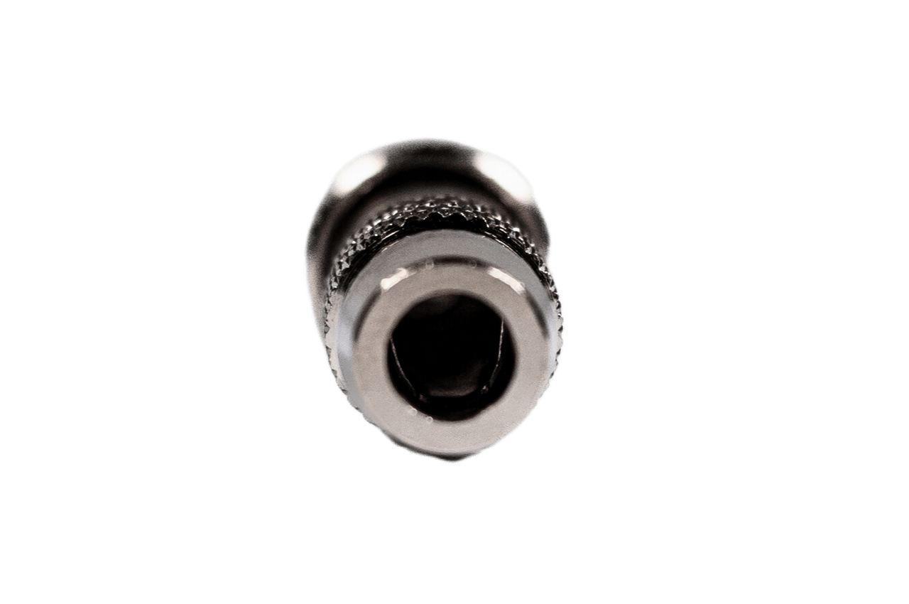 מחבר עם נעילה לאלחוטיים הברגה פנימית (כסוף) P-307 | קול המוסיקה