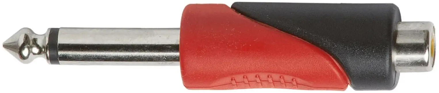 מתאם מקצועי תקע 6.3" PL – שקע RCA | קול המוסיקה